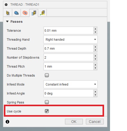 Mach3 Turn Postprocessor for g76 threading? - Autodesk Community