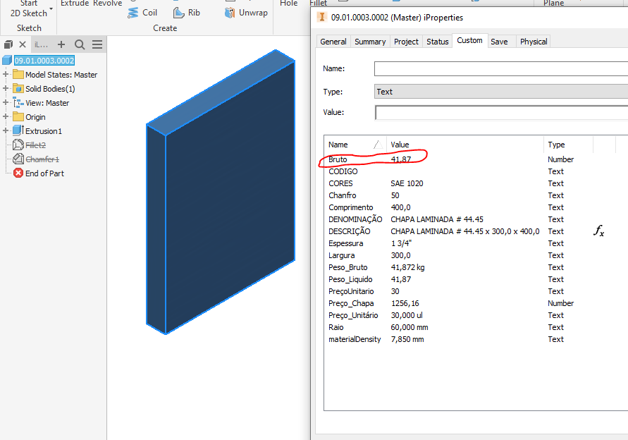 Solved: Preserve weight! Despise Weight! Iproperties! - Autodesk Community