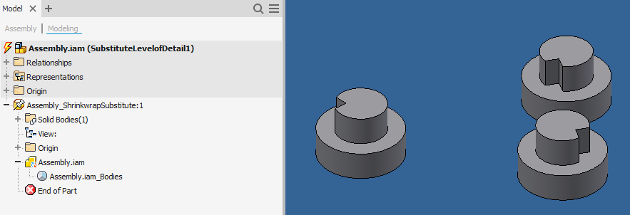 Solved: Create derived part of assembly | Exclude all assembly parts ...