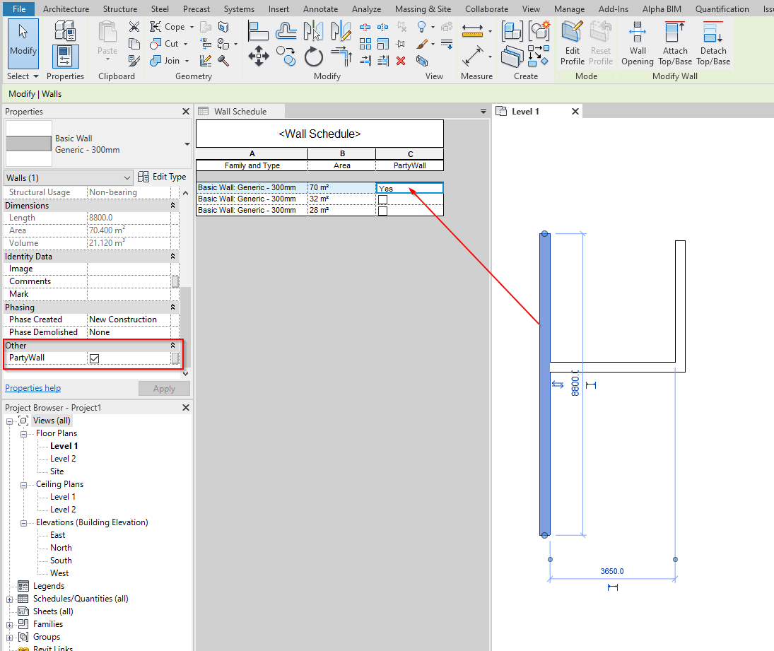 Solved: Party wall - Autodesk Community