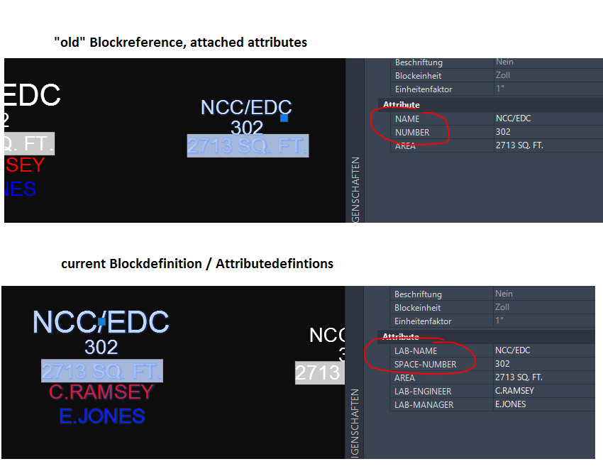 Solved: Block insert and redefine does not bring in new block attribute information. - Autodesk ...