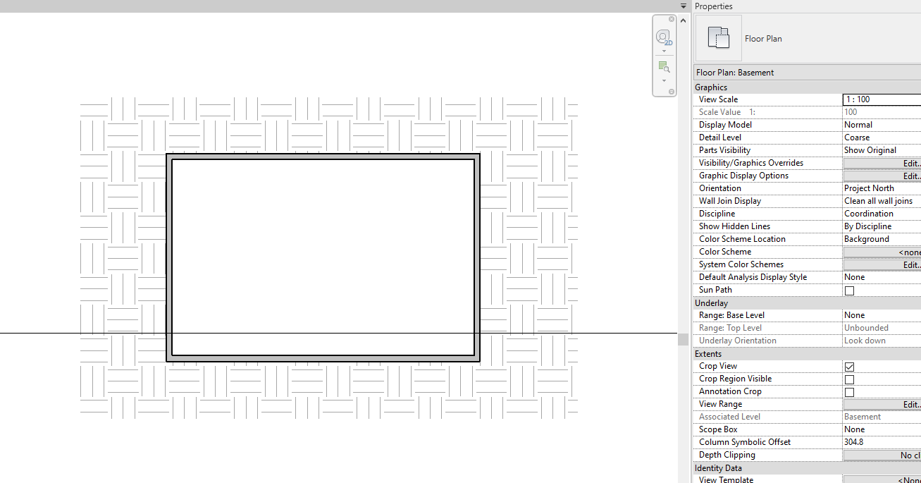 Solved: Topography cut pattern not showing on Basement Plan - Autodesk Community