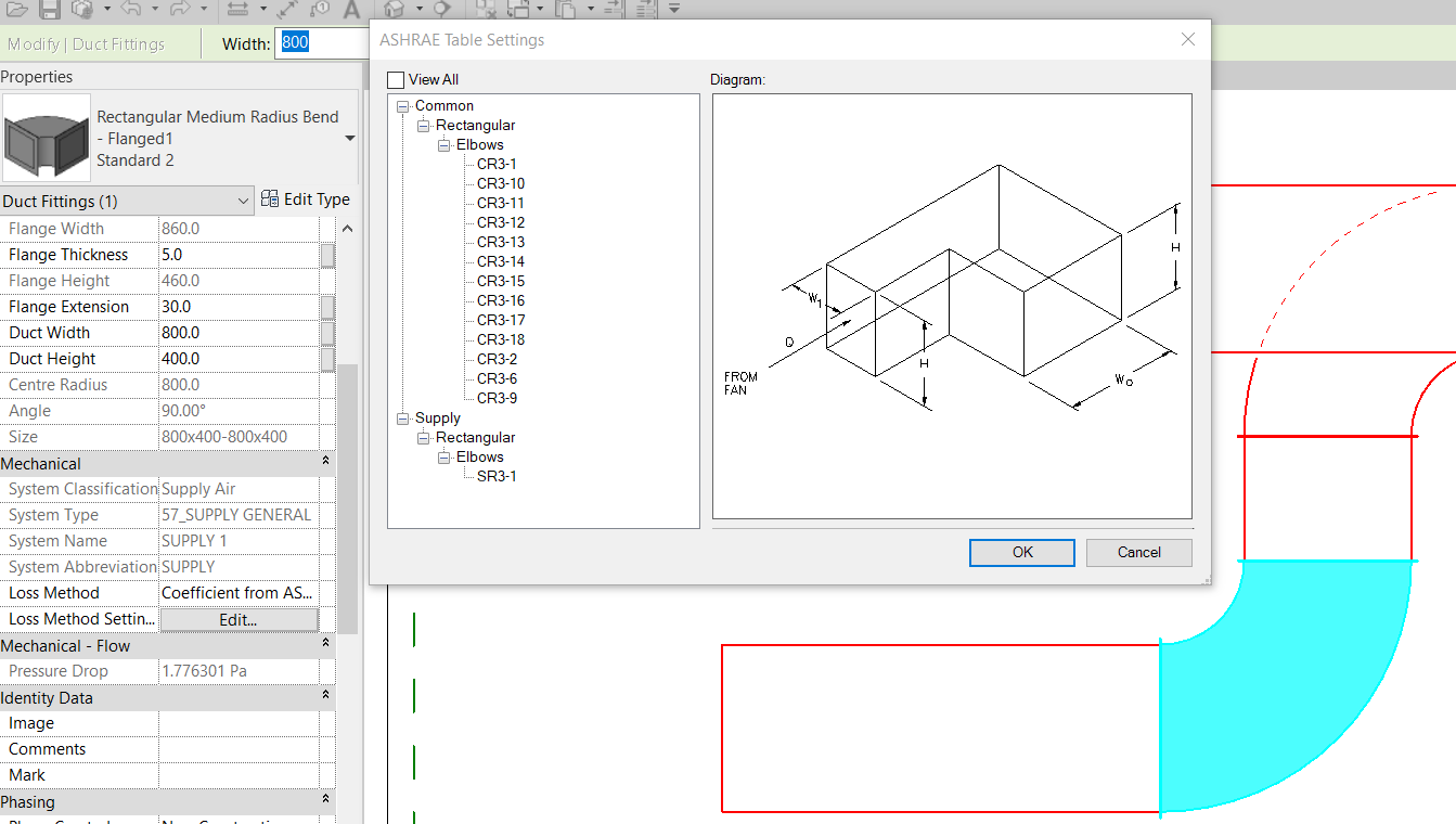 Duct Fitting & ASHRAE Table - Autodesk Community