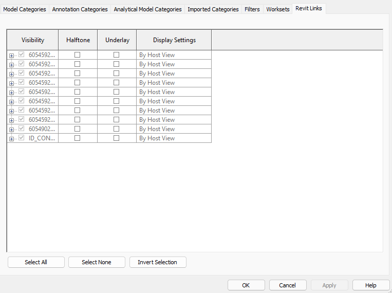 Solved: Troubleshooting Linked Model Visibility (No Halftone option) - Autodesk Community