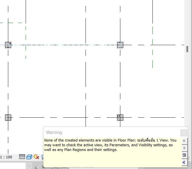 None of the created elements are visible in Floor Plan. - Autodesk Community