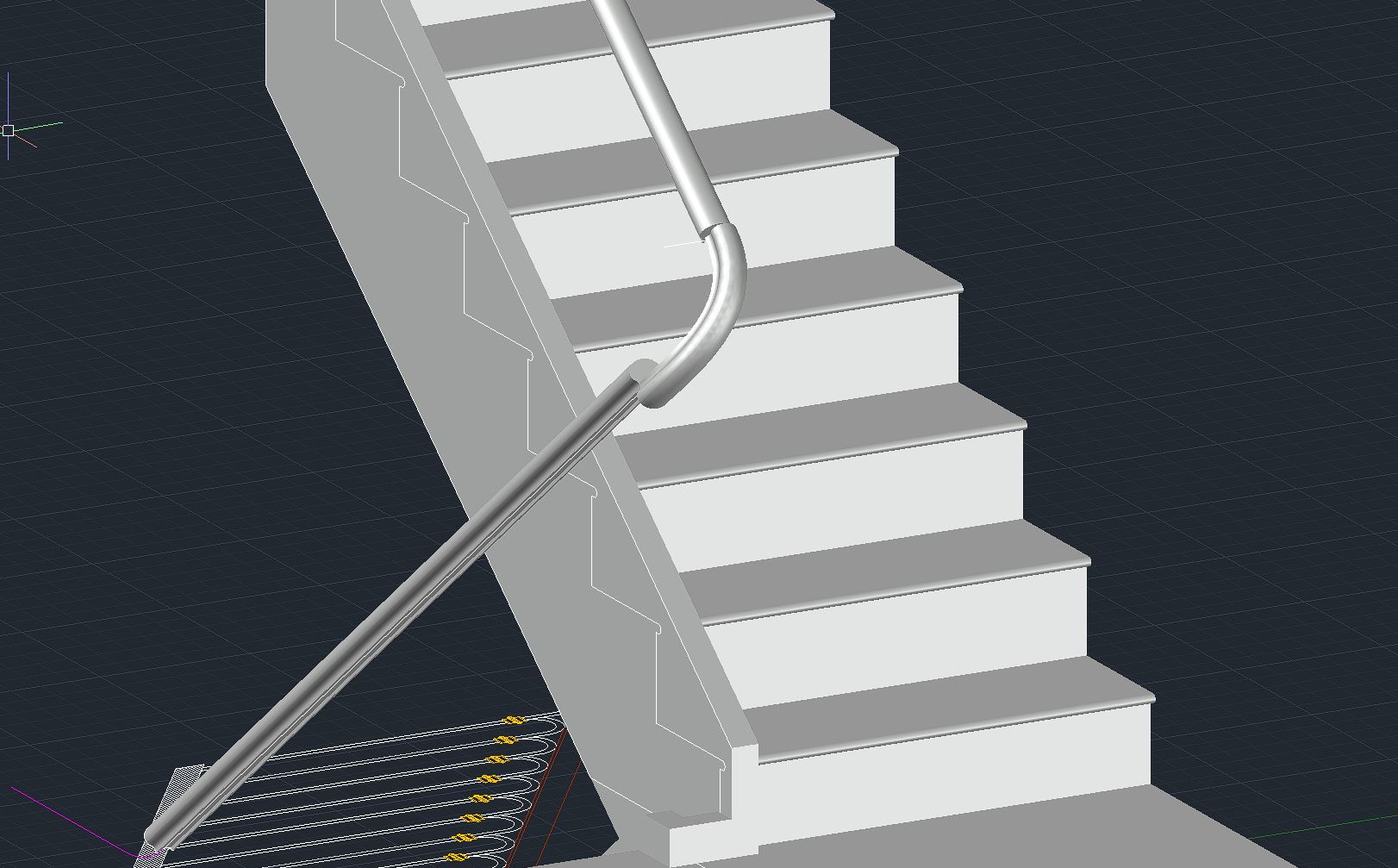 Solved: Sweep a handrail profile along an irregular helical curve in 3D? - Autodesk Community