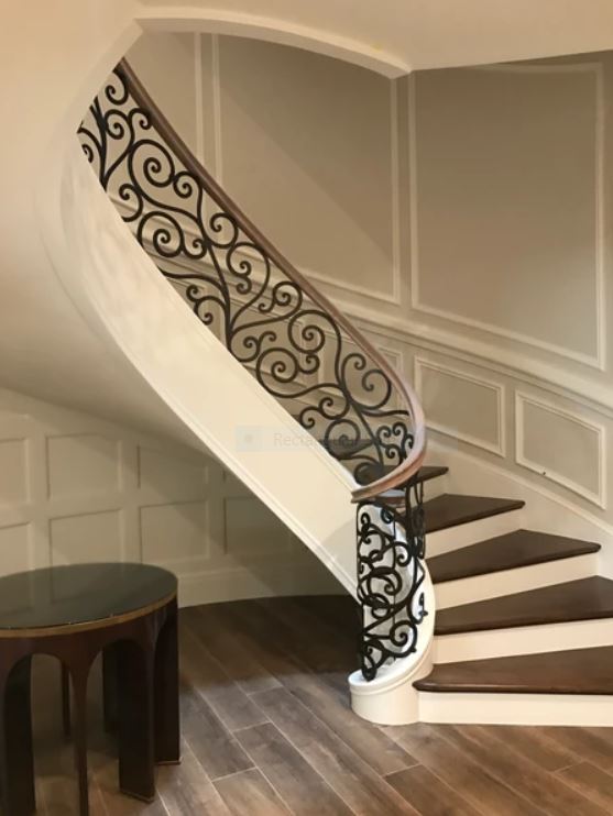 Solved: Sweep a handrail profile along an irregular helical curve in 3D ...