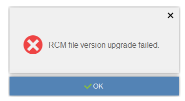 rcm file version failed - Autodesk Community