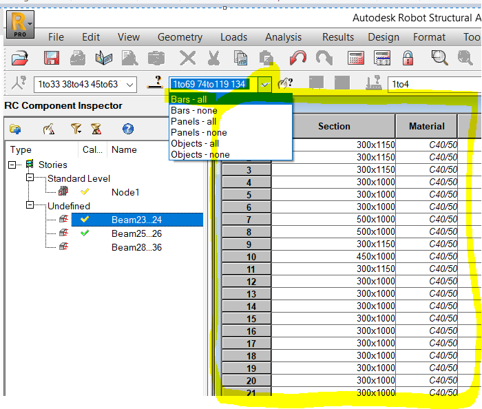 Solved: view whole list of bars in required reinforcement module. - Autodesk Community