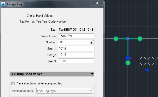 Is it possible to place tee or reducing tee in AutoCAD Plant3D- P&ID in ...