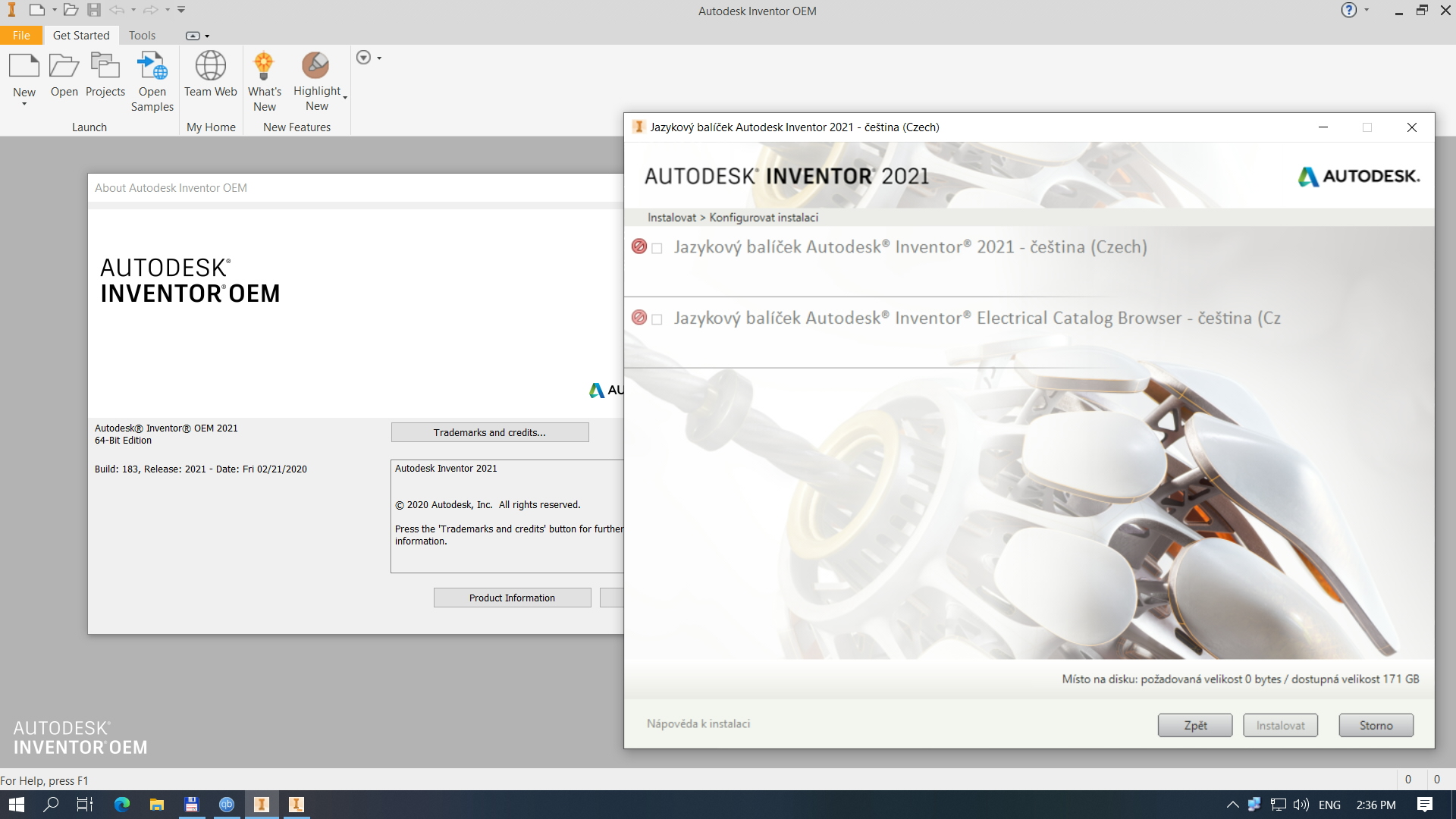 Where is Czech language pack for Inventor 2021 ??? - Autodesk Community