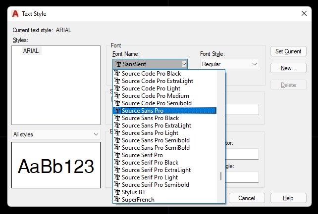 Missing Fonts - Autocad LT Mac 2022 - Autodesk Community