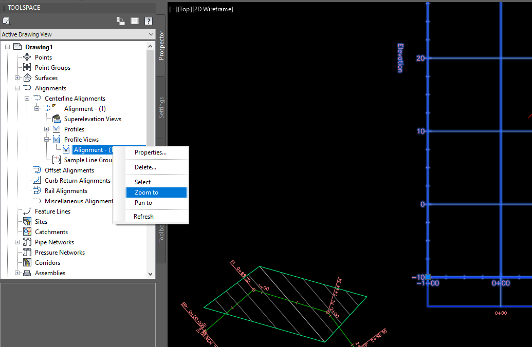 Solved: IS THERE IS ANY WAY TO FIND PROFILE FROM ALIGNMENT - Autodesk ...