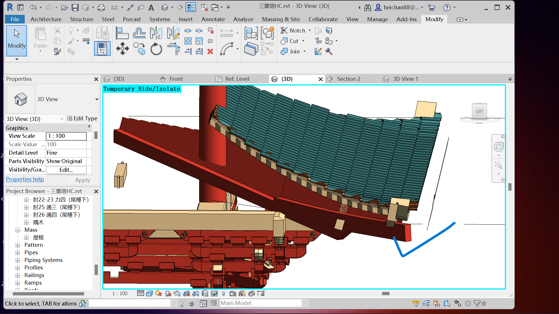 Solved: How to offset/lock a roof ridge from the cut reference lines in ...