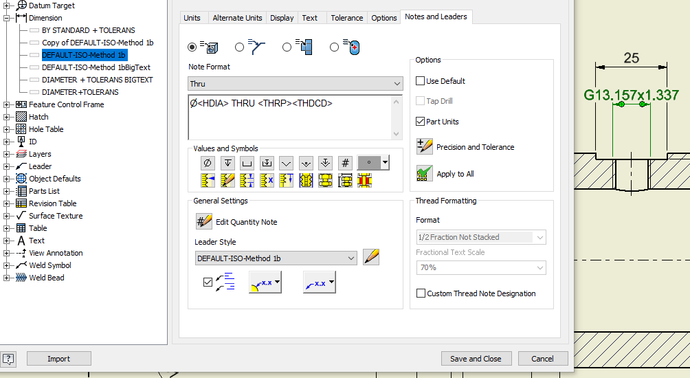 Solved: Problem to get the right description for Pipe Threads ...
