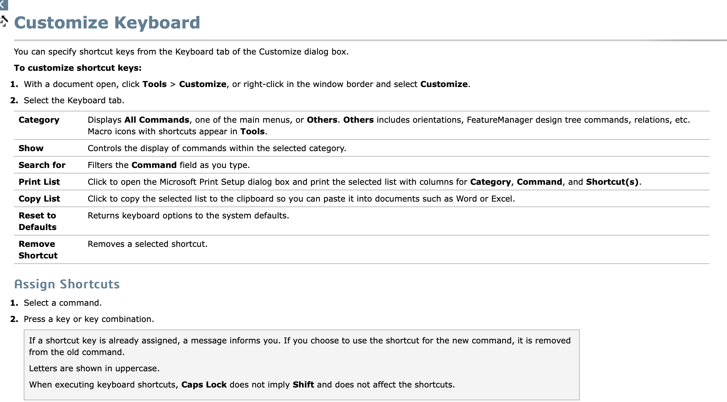 Keyboard shortcut manager and custom mouse gestures - Autodesk Community