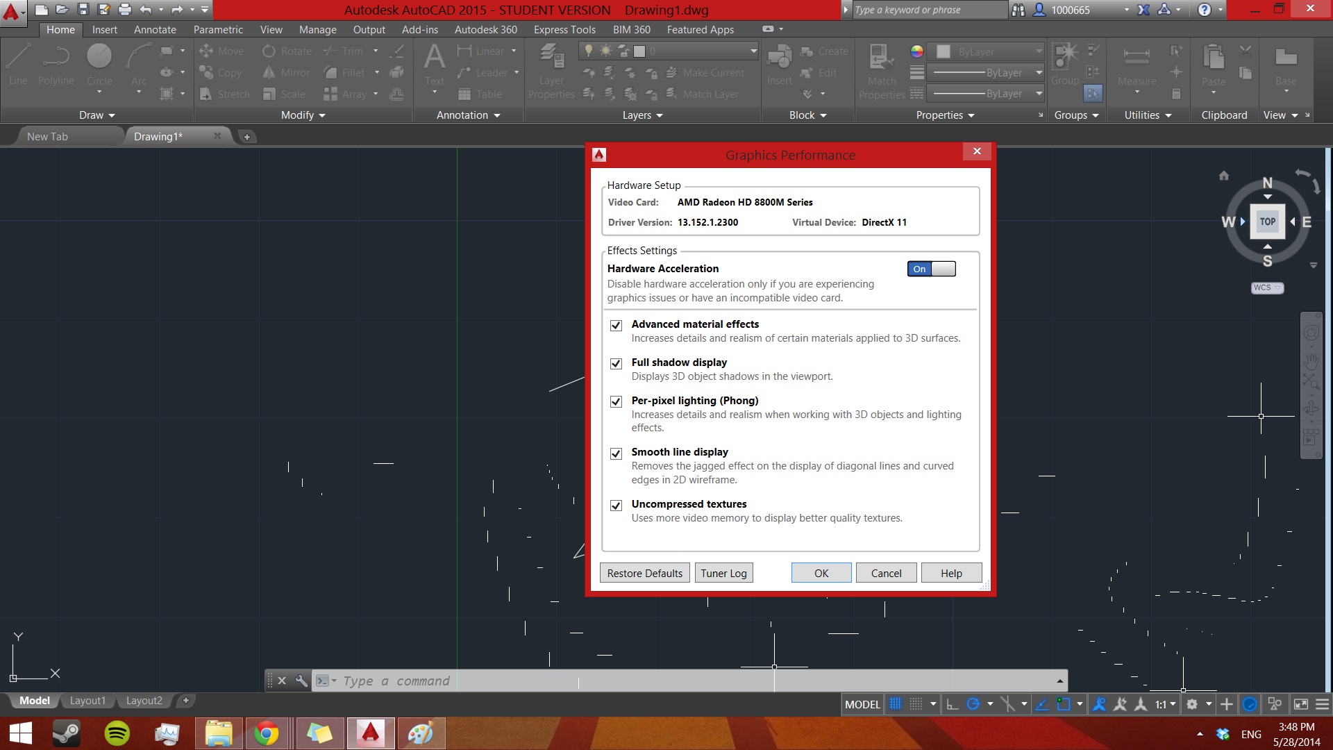 Autocad 2015 graphics issue - Autodesk Community