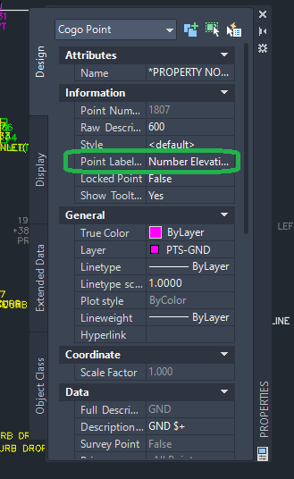 Editing Point Labels Faster - Autodesk Community