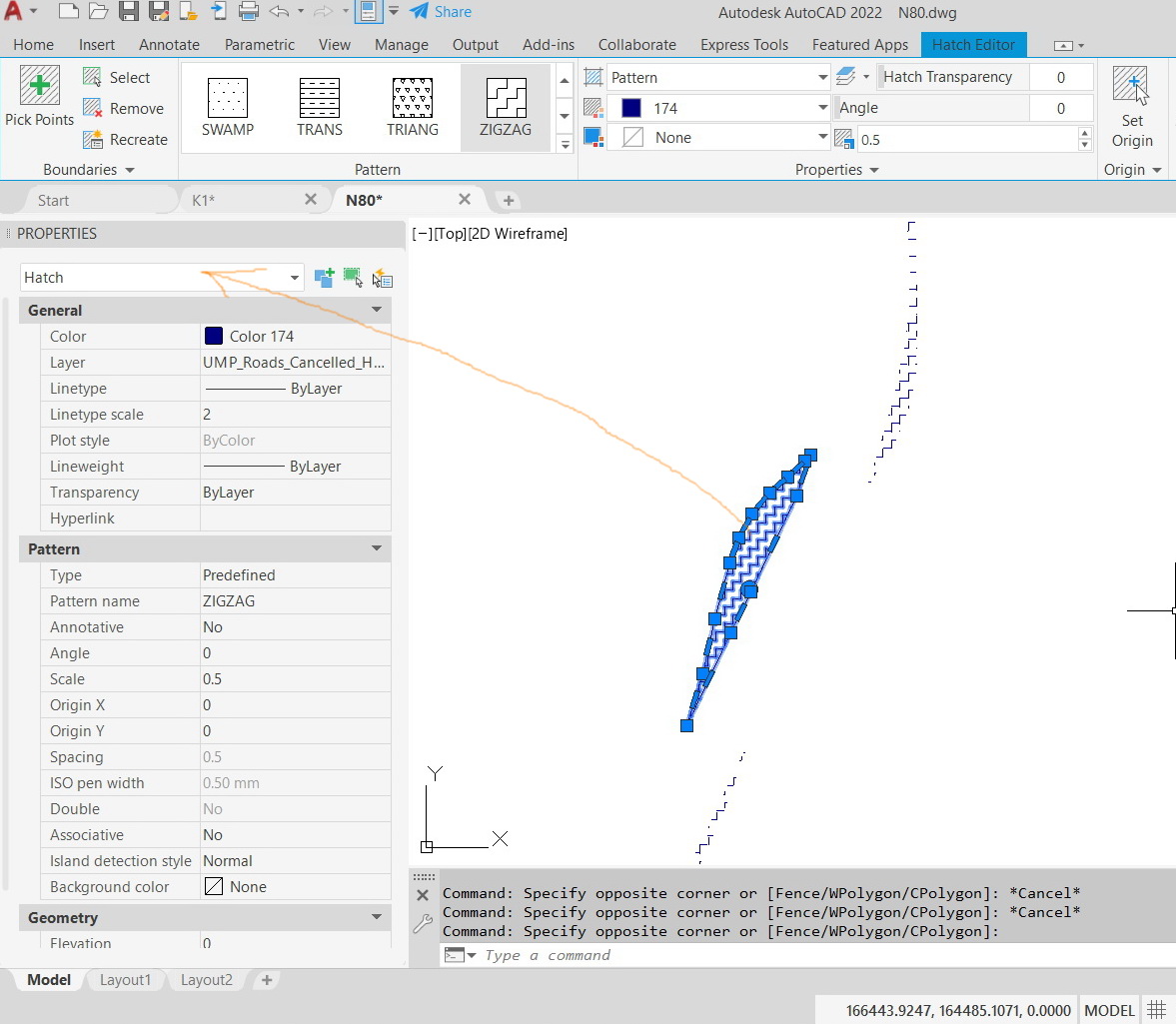Solved: AutoCAD 2022: Some of the zig zag hatches gets duplicated as the pattern of all hatches ...