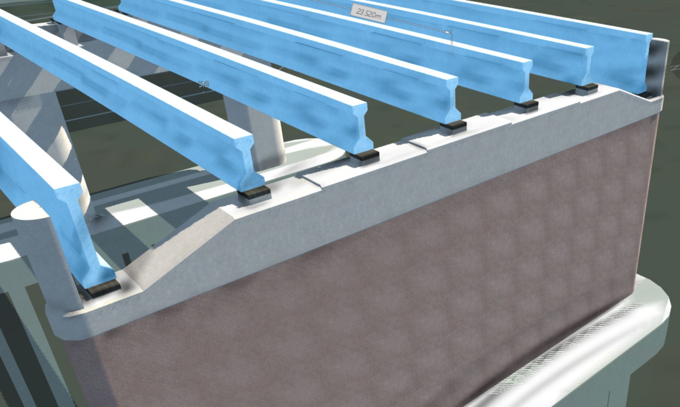 How to make supports with diffent heights for each girder? - Autodesk ...