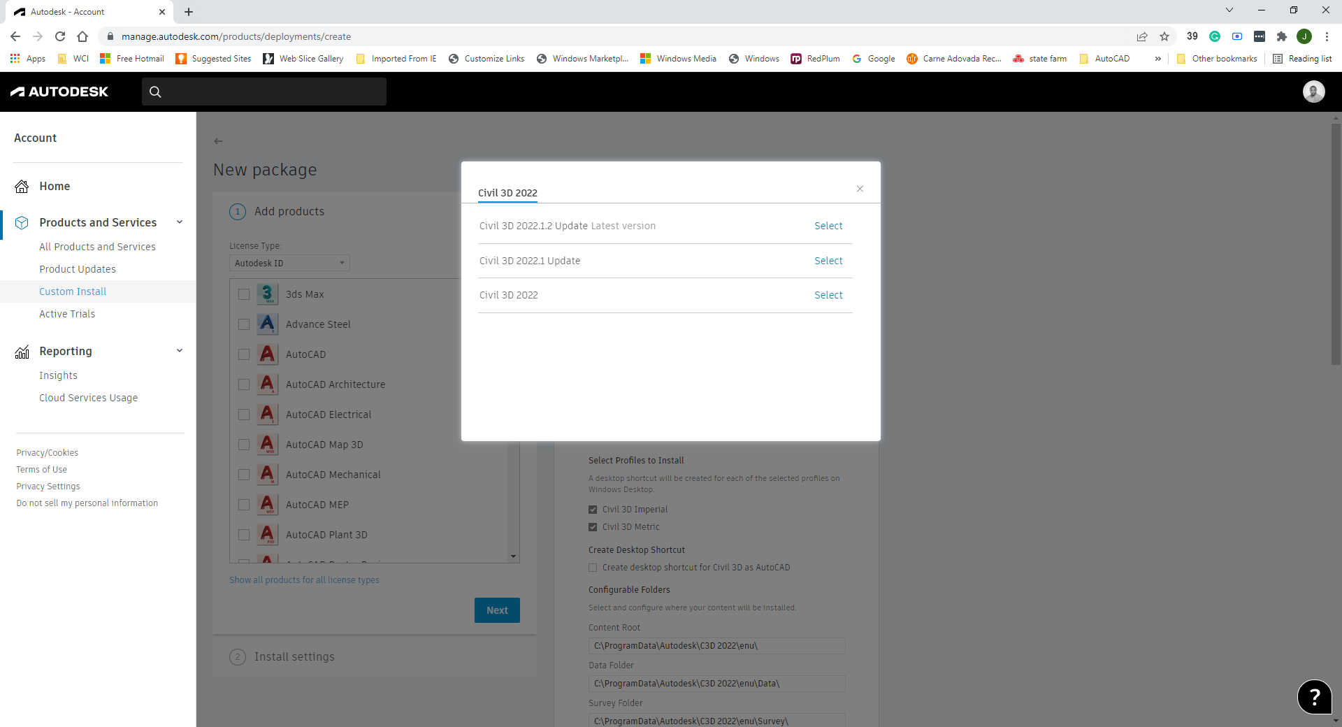 Access to Older Civil 3D Updates - Autodesk Community