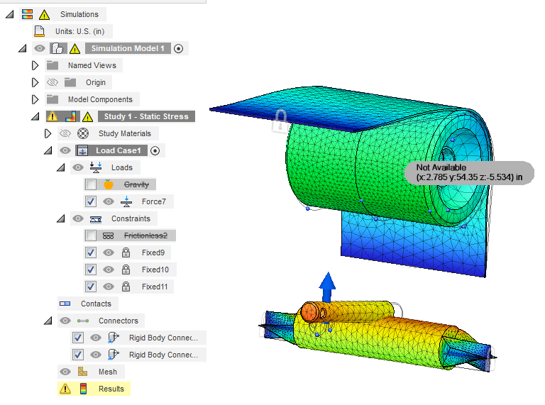 Simulation - Rigid Connectors don't display - Autodesk Community