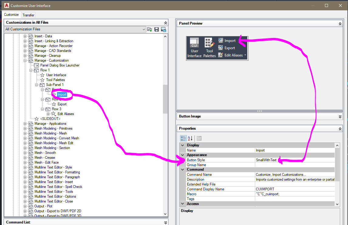 Solved: How to modify ribbon button text to be multiple lines and how to adjust justification of ...