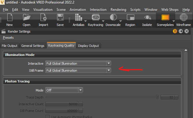 Raytracing Artifacts in VRED rendering - Autodesk Community