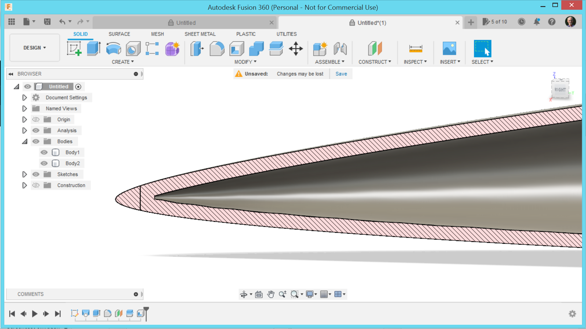 How to hollow a body, if shell tool not working - Autodesk Community