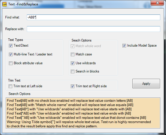 Solved: LISP needed to delete text before or after a dash - Autodesk Community