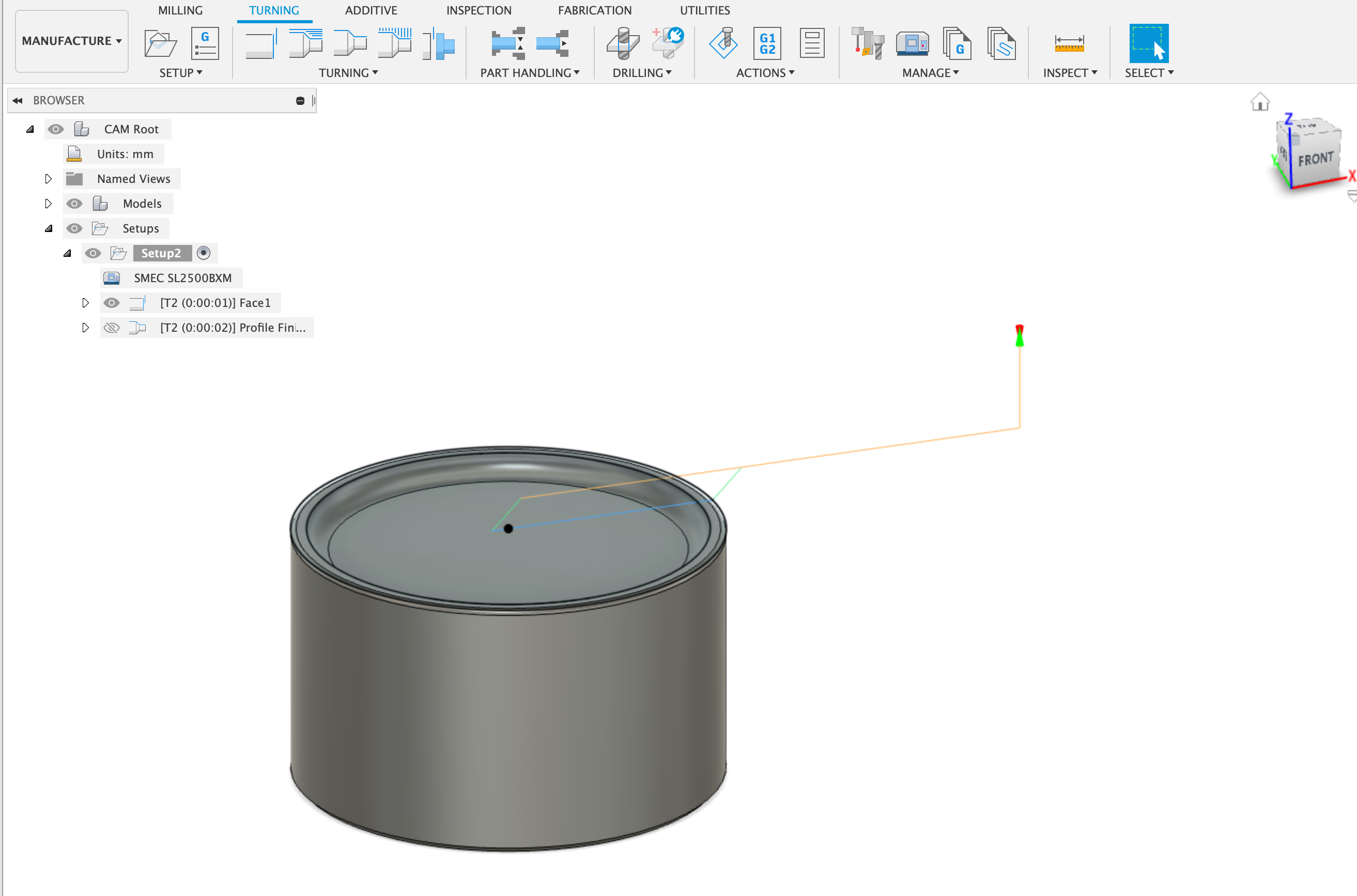 Solved: Turning: How to plunge to follow profile / recess on a facing operation - Autodesk Community