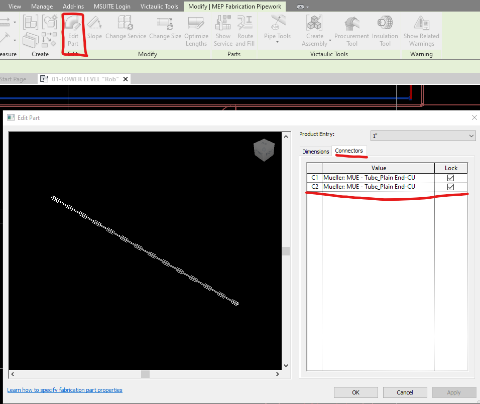 Solved: Override Connectors on pipe - Autodesk Community