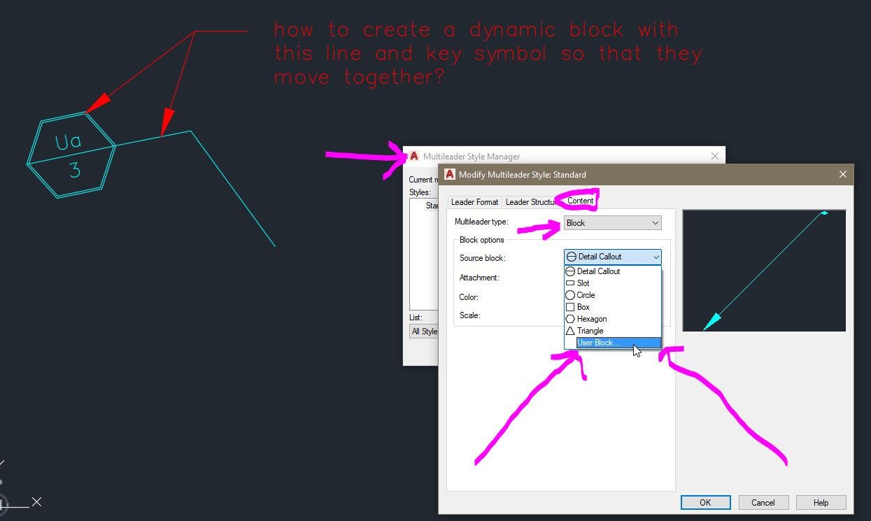 Solved: How to create a dynamic line? - Autodesk Community