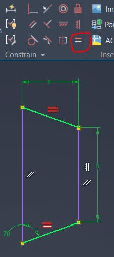 Solved: Parameter of an angled drawing - Autodesk Community