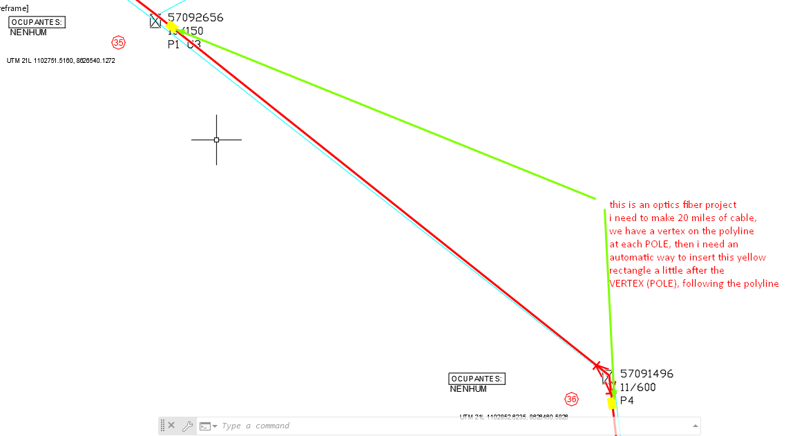 Path Array where each object snap to a vertex of a polyline - Autodesk Community