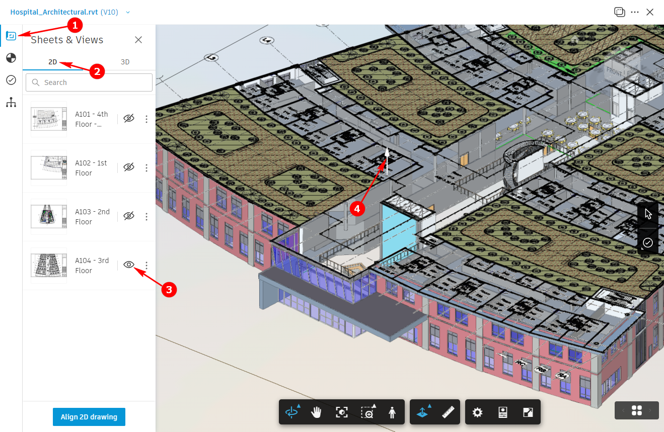 Overlaying 2D sheet on top of a 3D model to section it in Autodesk ...