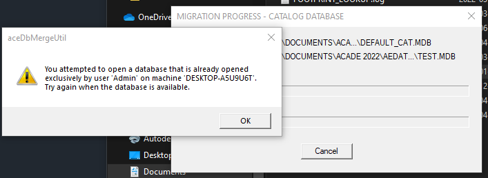 Migration to SQL Database Fails - Autodesk Community
