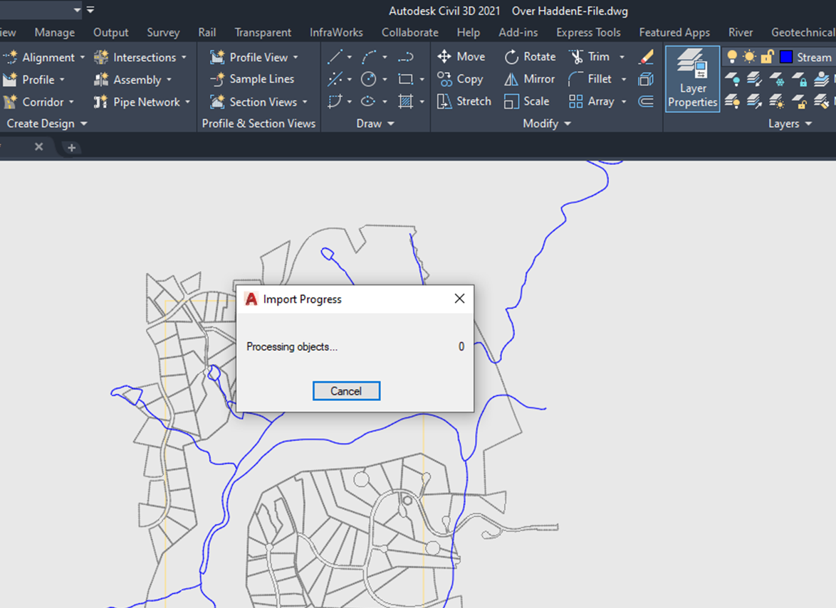 MAPIMPORT: using the either spatial filter stopped working - Autodesk Community