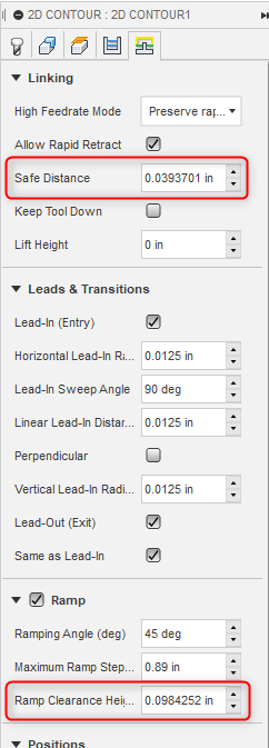 CAM - 2D Contour Path Ignores Ramping Angle - Autodesk Community