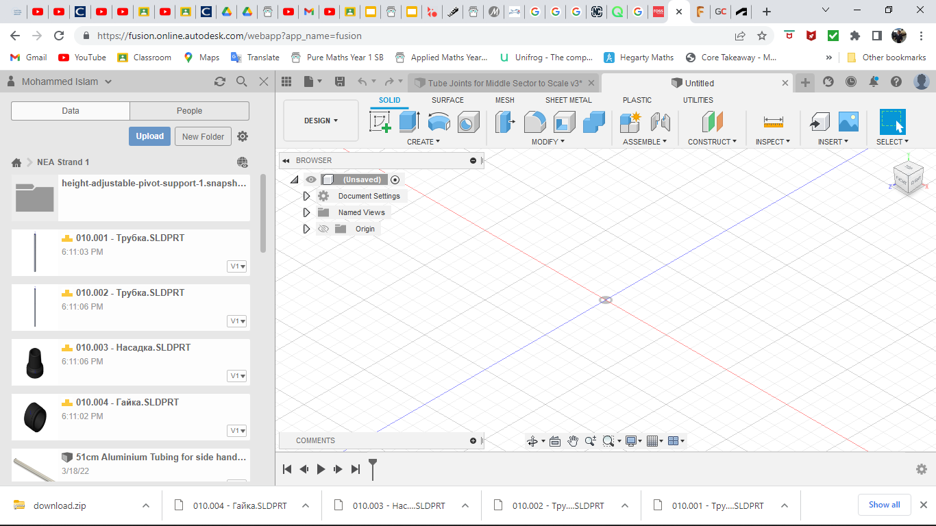 Solved: Importing solidwork file into fusion not working for me - Autodesk Community