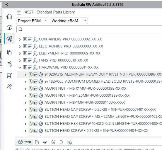 Part Insertion Via Upchain Add-In - Autodesk Community