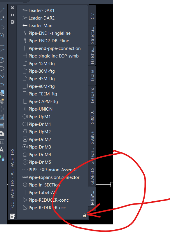 TOOLBAR PALLETTES - Autodesk Community