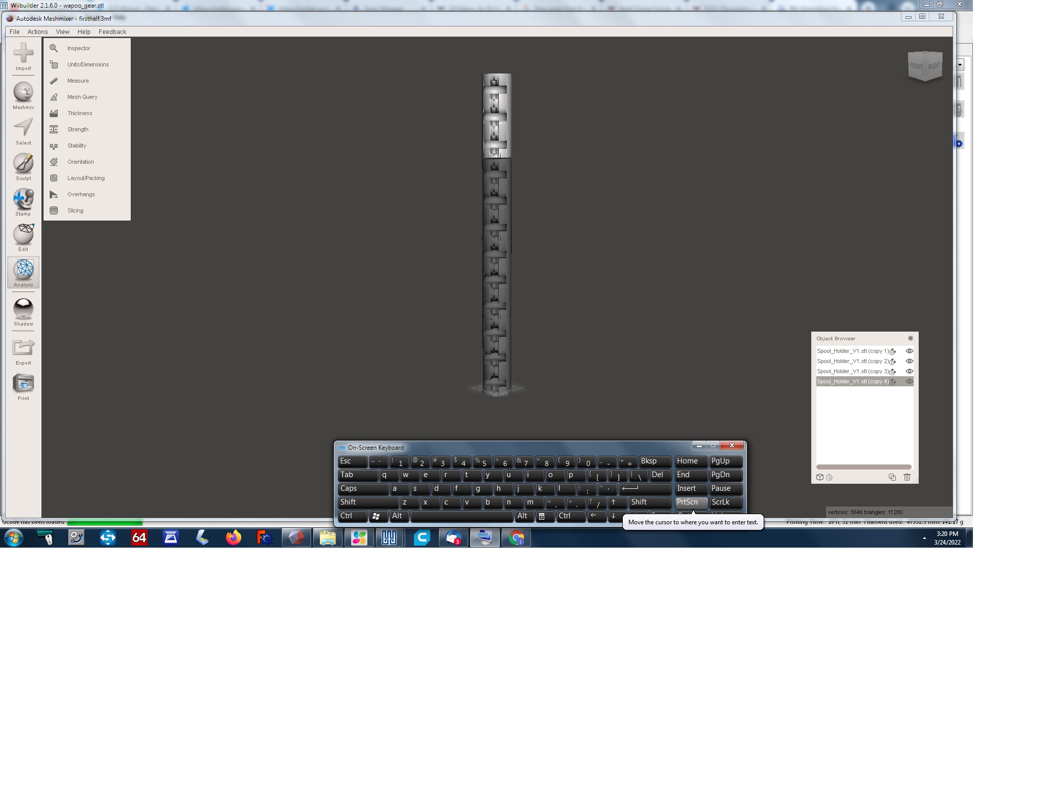Solved: combining a file in meshmixer - Autodesk Community