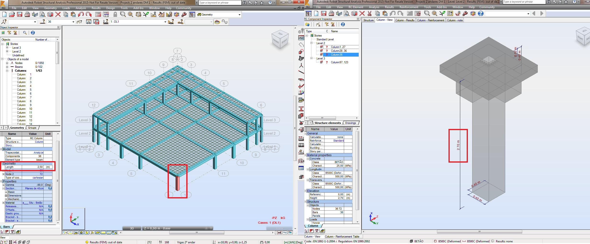 RC Column Design Height error - Autodesk Community