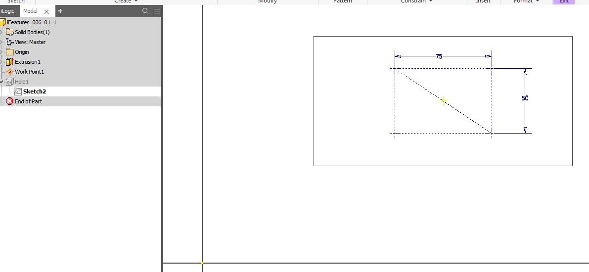 Insert iFeature hole pattern at point - Autodesk Community