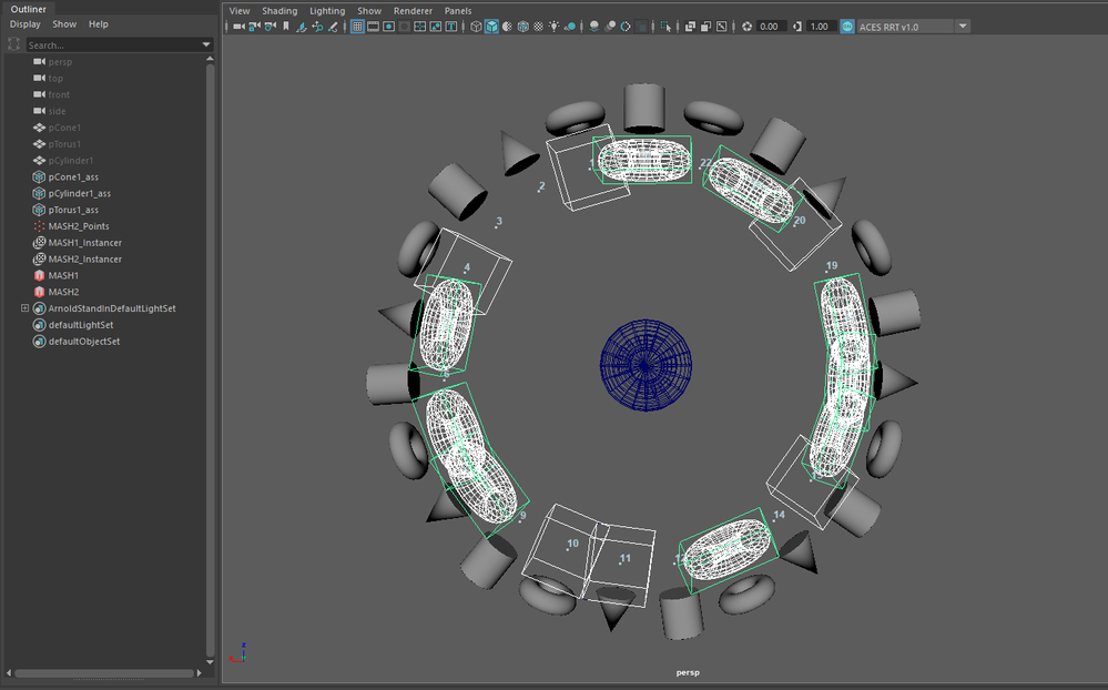 Solved: multiple aiStandins in MASH with ID Node don't get instanced correctly - Autodesk Community