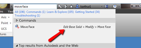 Solved: 2015 - Move Face command - Autodesk Community