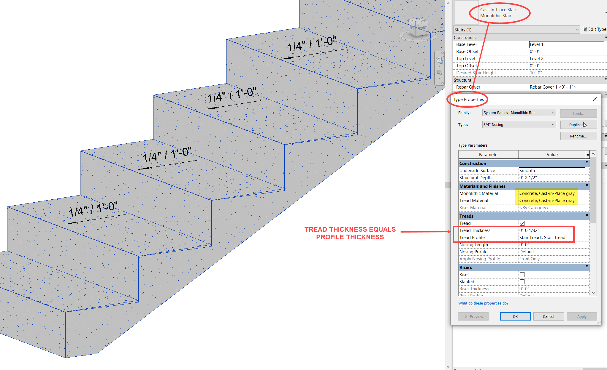 Concrete Stair Dimensions