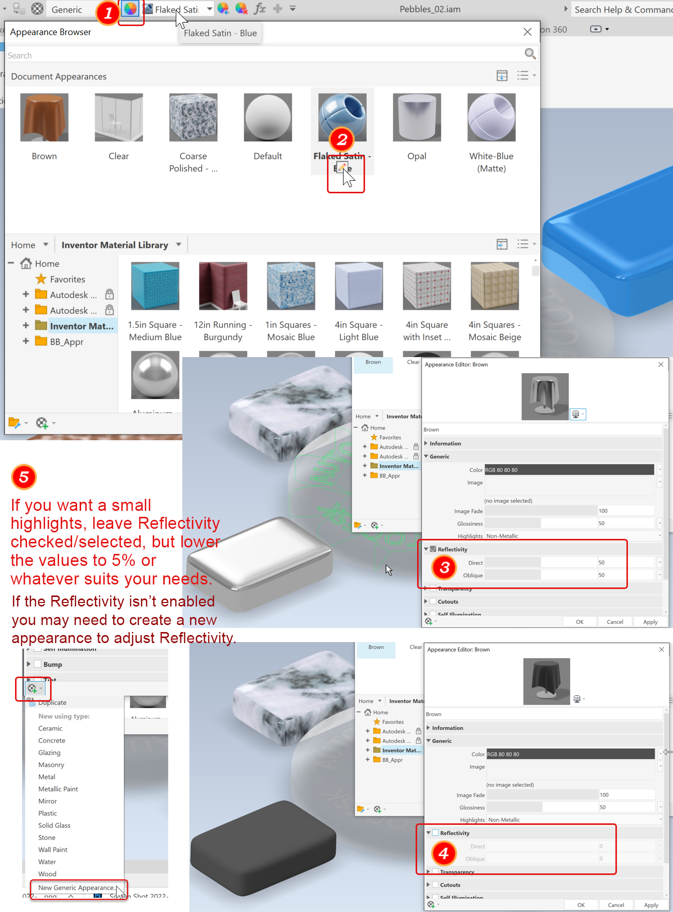 inventor studio textures "Matt Color" - Autodesk Community