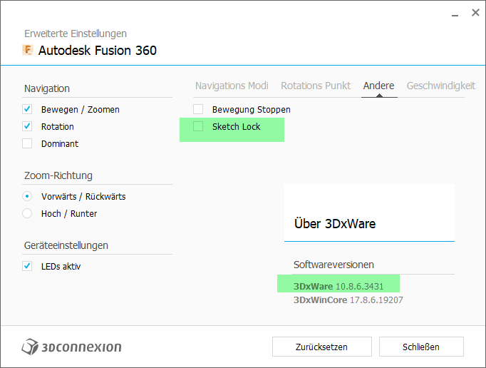 Unable To Rotate Model With Space Mouse After Enter Sketch Mode Autodesk Community 